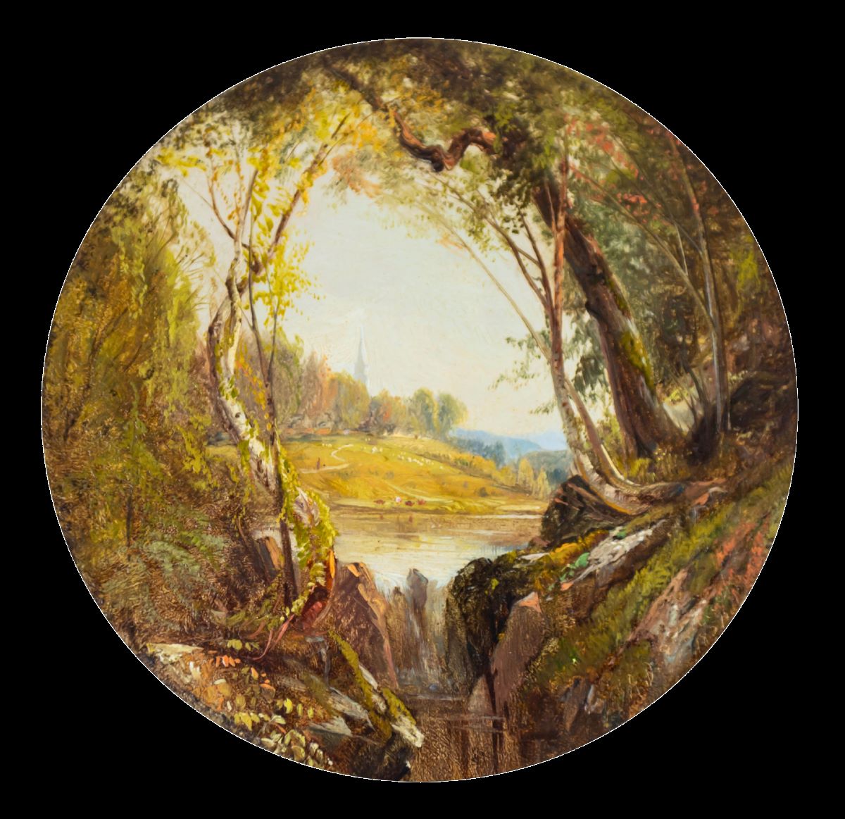 Glimpse Through the Trees, by Aaron Draper Shattuck - The Magazine Antiques