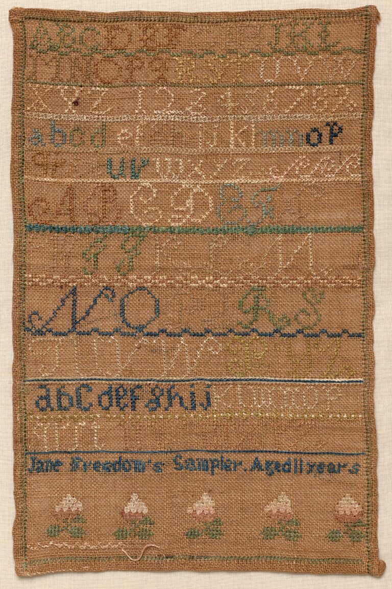 New light: Jane Freedom’s Sampler - The Magazine Antiques