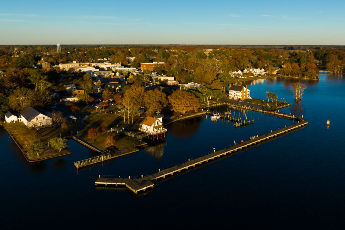 Fig. 1. Downtown Aerial-Sam Harding - The Magazine Antiques